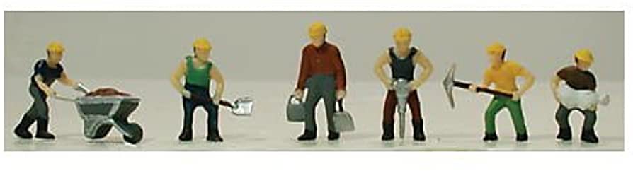 Track Laying Crew Figures (Set of 6)| Eugene Toy & Hobby