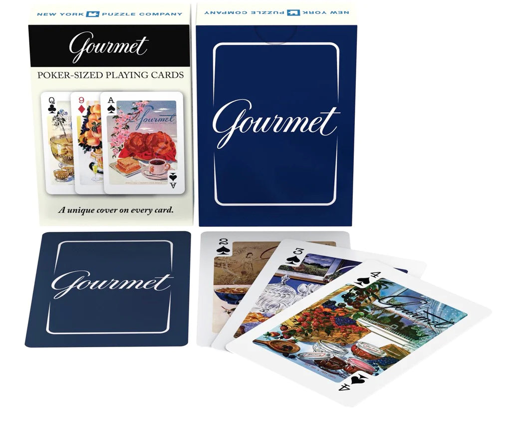 Gourmet Poker-Sized Playing Cards| Eugene Toy & Hobby