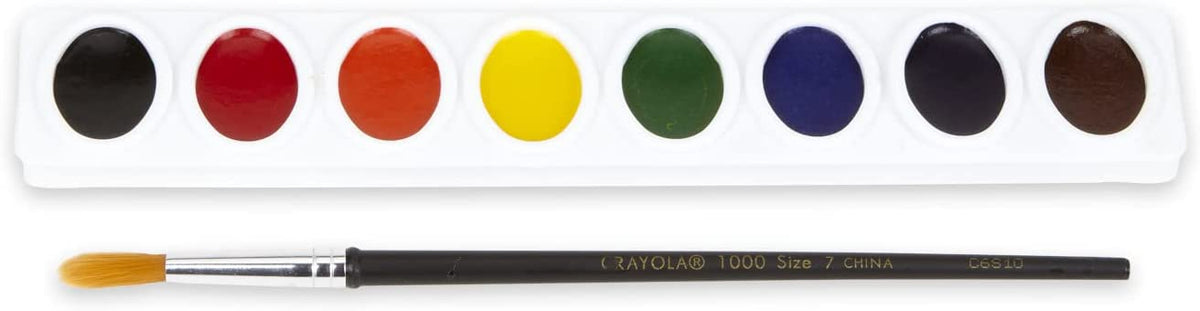 Crayola Watercolor Paint Palette - 8| Eugene Toy & Hobby
