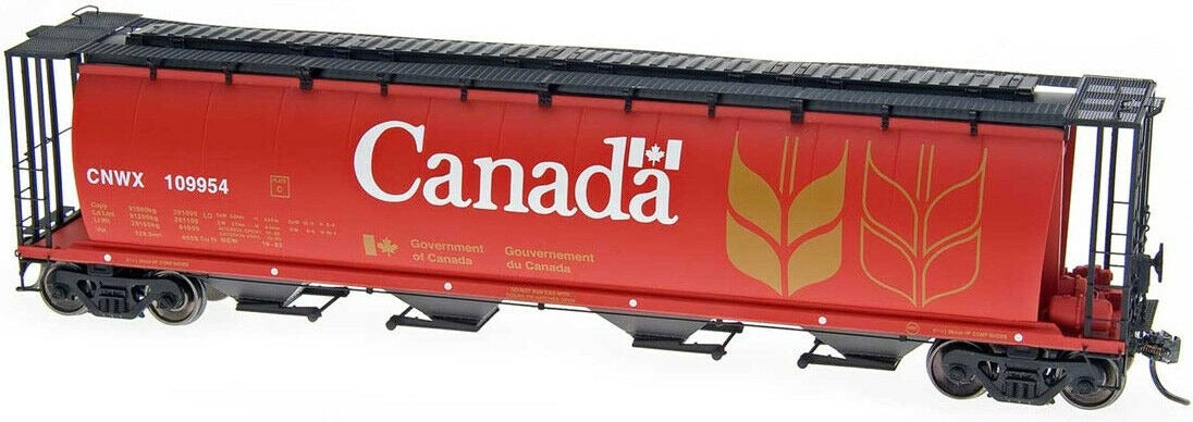 HO Scale - Government of Canada 59‚Ä? 4-Bay Cylindrical Covered Hopper ...