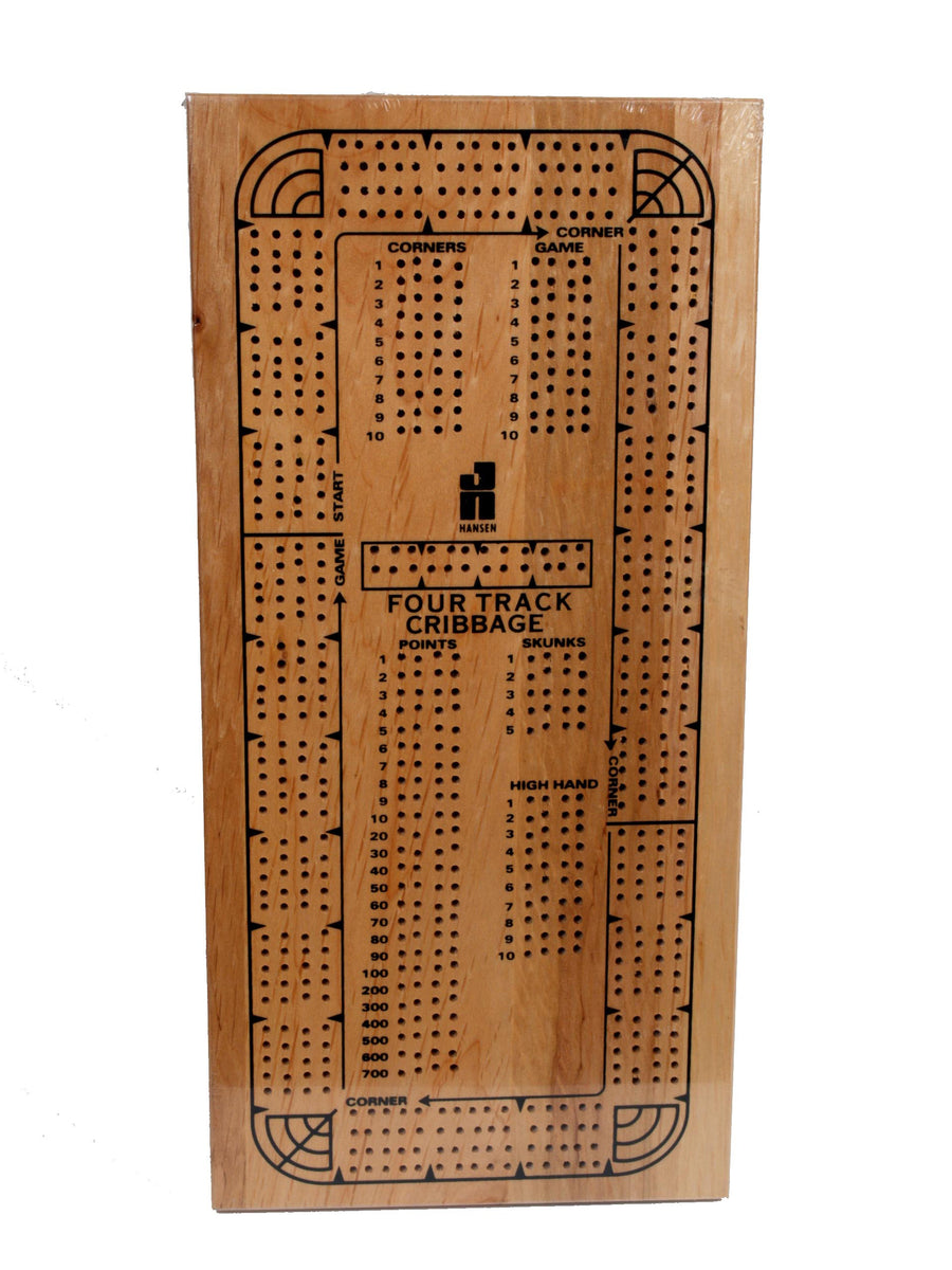 4-Track Cribbage Board| Eugene Toy & Hobby