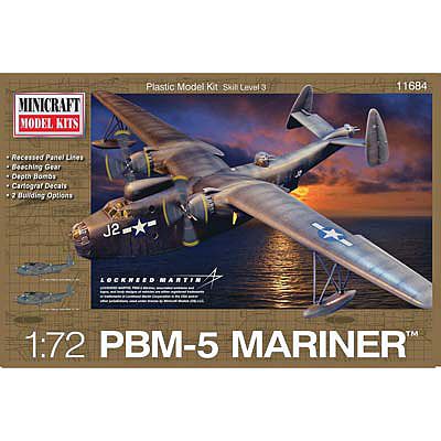 PBM-5 USN WWII with 2 Marking Options (1/72 Scale) Aircraft Model Kit ...