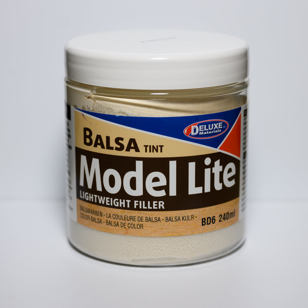 Model Lite Brown Balsa Filler 240cc 8 oz DLMBD6| Eugene Toy & Hobby
