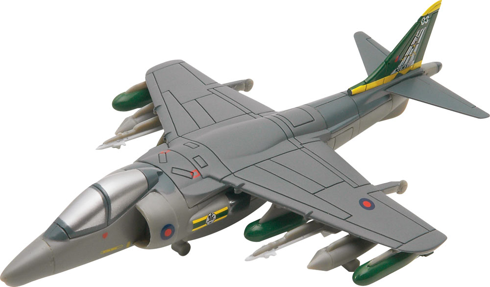 Harrier GR7 (1/100 Scale) Aircraft Snap Kit| Eugene Toy & Hobby