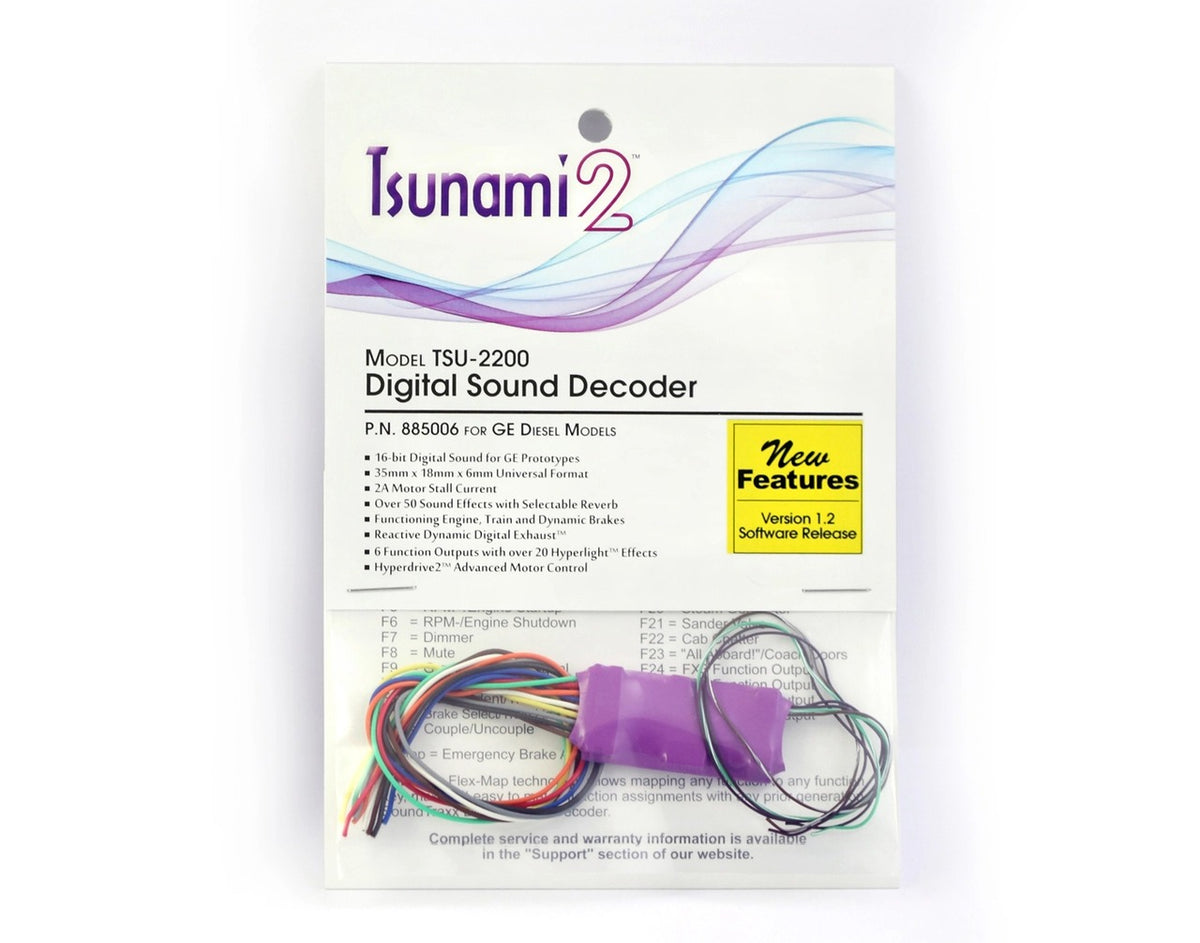Tsunami 2 TSU-2200 Digital Sound Decoder for EMD Diesel Models| Eugene ...
