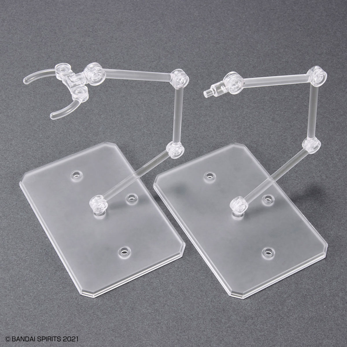 Action Base 6 (Clear) Plastic Gundam Model Stand| Eugene Toy & Hobby