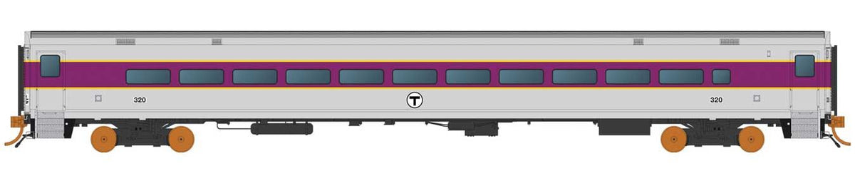 Comet Commuter Cab Car and Two Coach Set Ready to Run MBTA Boston Set ...