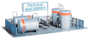 HO Scale Natural Gas Supply Co. Building Kit| Eugene Toy & Hobby