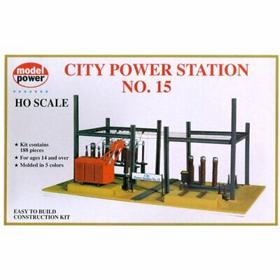 HO Scale Model Power City Power Station Kit| Eugene Toy & Hobby
