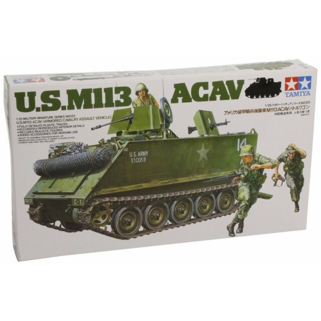 US M113 ACAV (1/35 Scale) Plastic Military Model Kit| Eugene Toy & Hobby