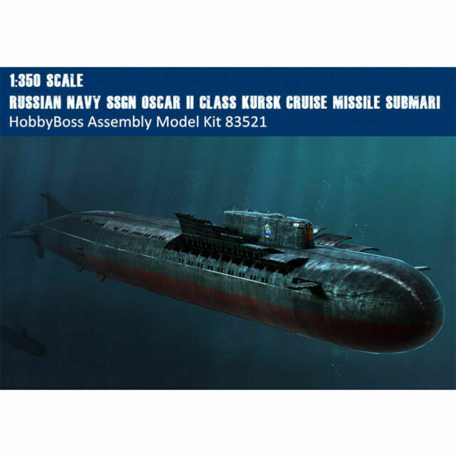 Russian Navy SSGN Oscar II Class (1/350 Scale) Boat Model Kit| Eugene ...