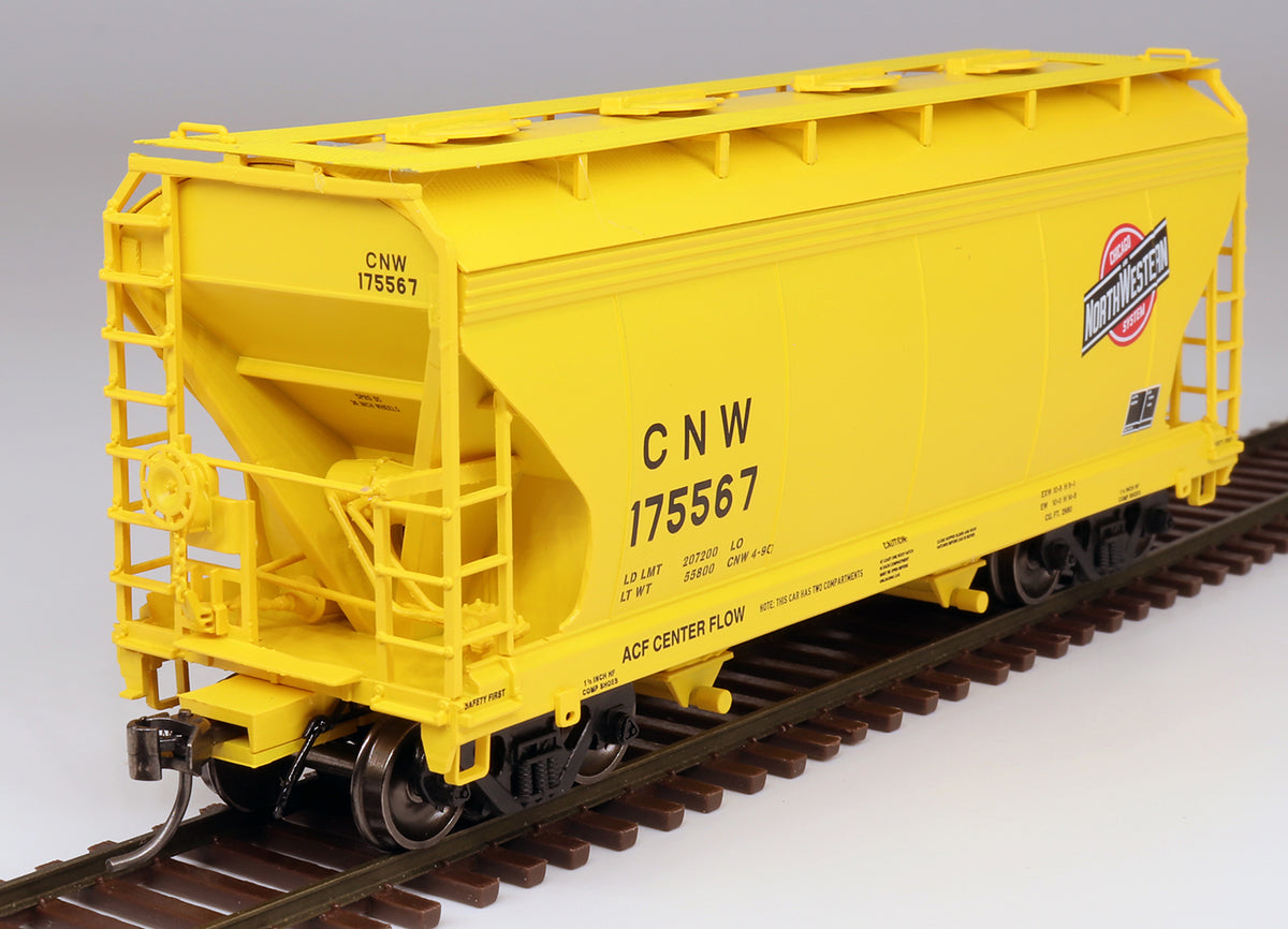 HO ACF Center Flow 2-Bay Hopper C&NW| Eugene Toy & Hobby
